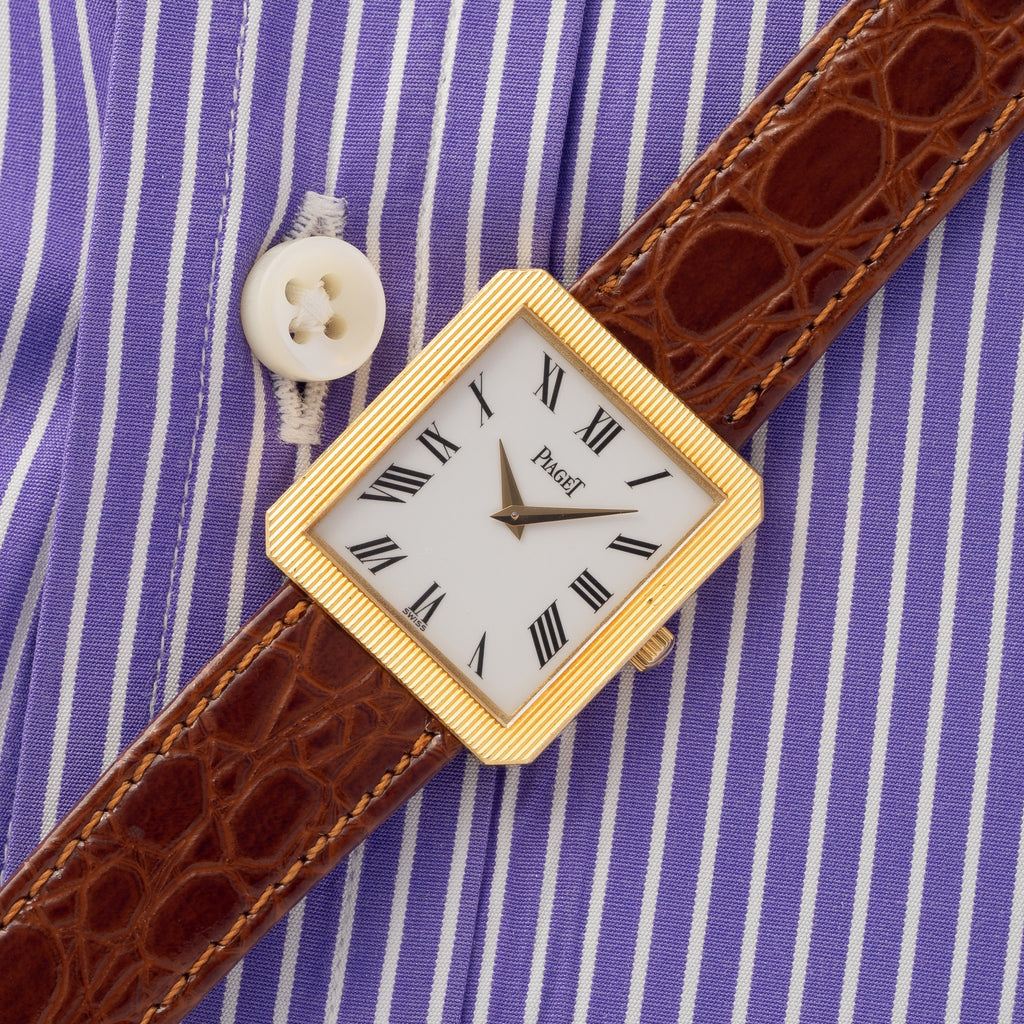 Piaget Protocole 9154N - White "Roman" Dial - *Unpolished* – Collectors ...
