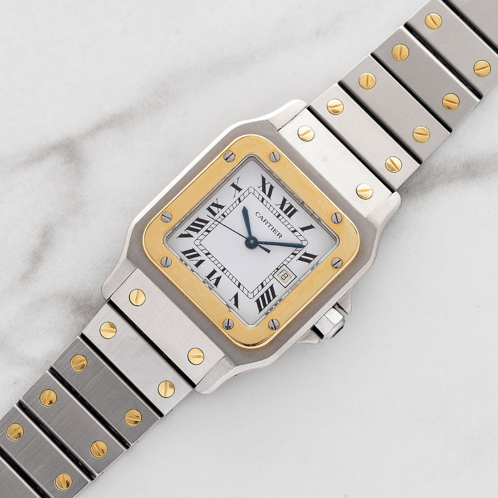 Cartier Santos Carrée 2961 - Two Tone - *Unpolished* – Collectors Corner NY