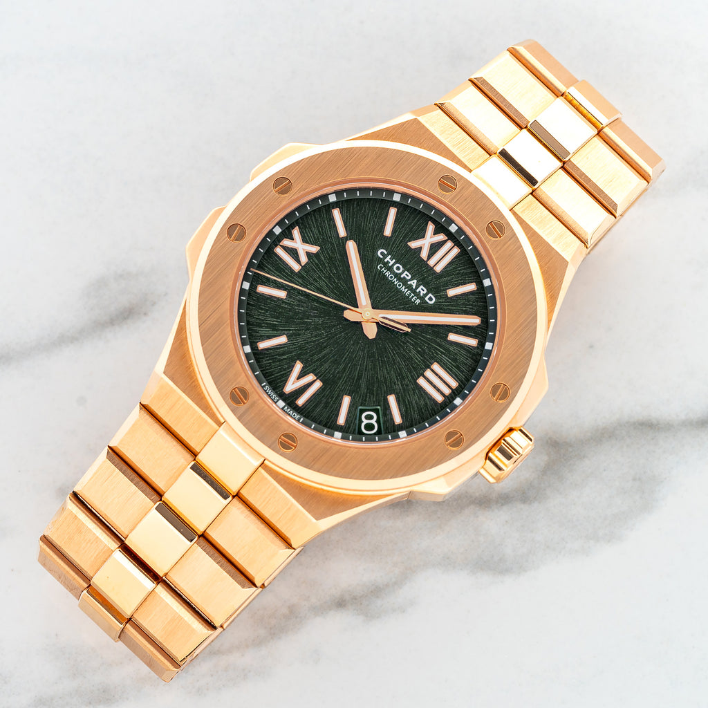Chopard Alpine Eagle 41 - Pine Green Limited Edition - Full Set/Near M ...