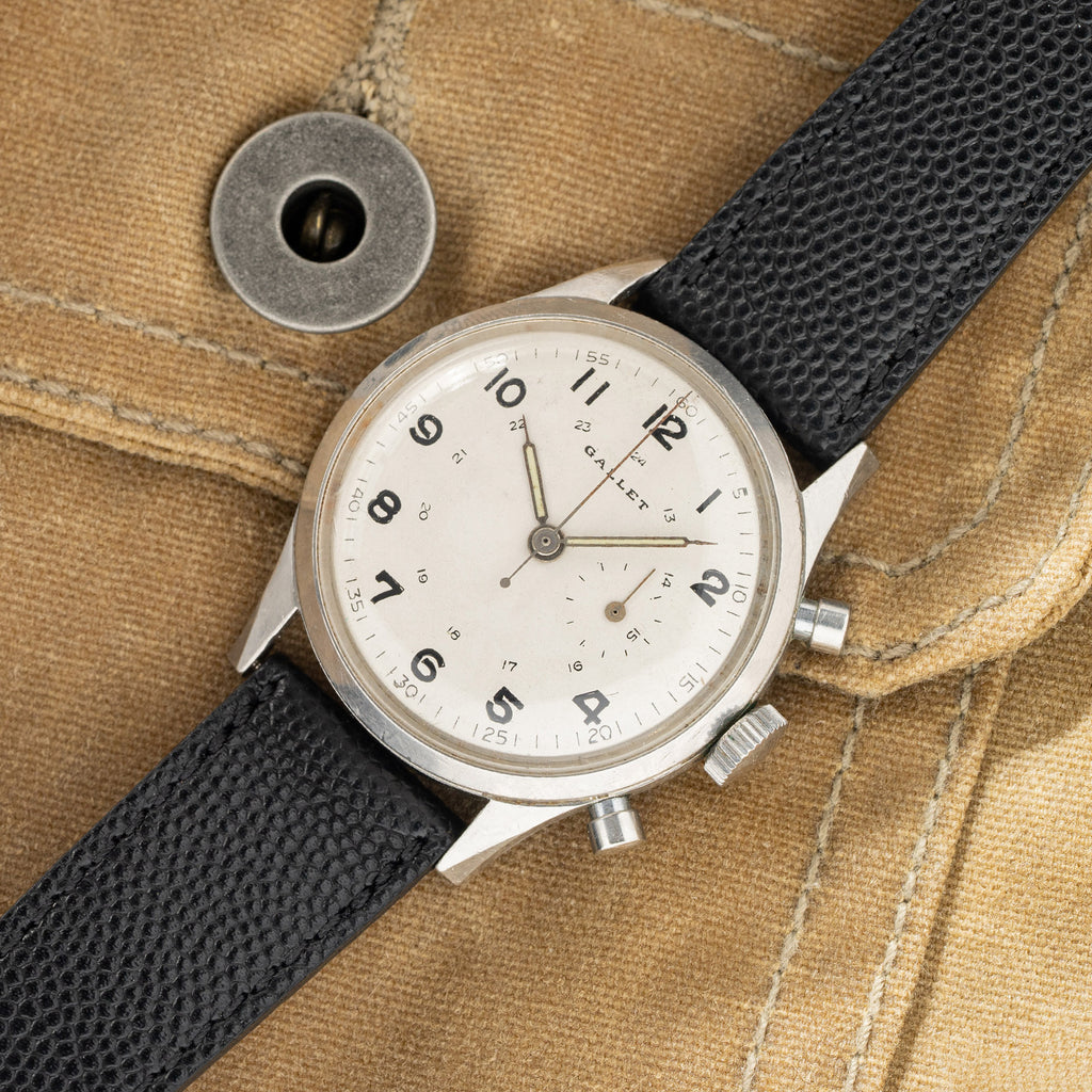 Gallet Single Register EP40 Chronograph - Extremely Rare/*Unpolished ...