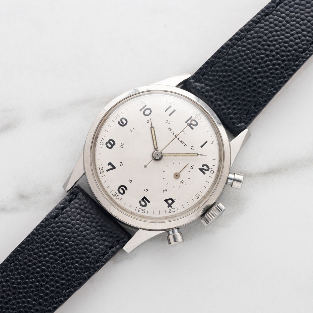 Gallet Single Register EP40 Chronograph - Extremely Rare/*Unpolished ...