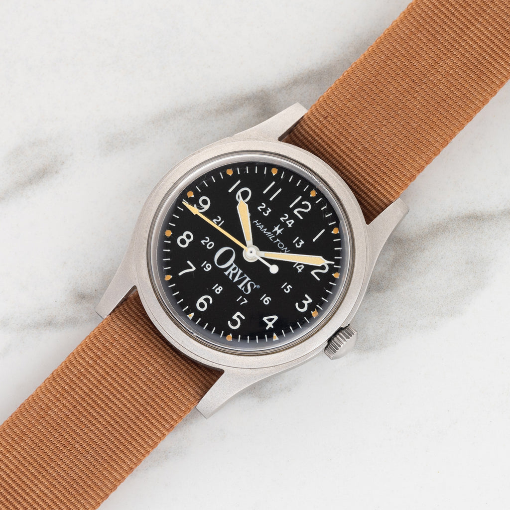 Hamilton Khaki Field w/Orvis Signed Dial - Very Rare – Collectors Corner NY
