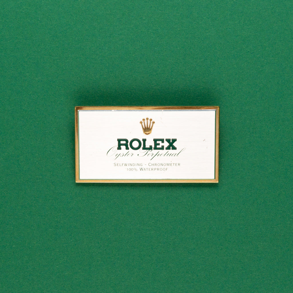 Rolex Brass Case Signage - Oyster Perpetual – Collectors Corner NY