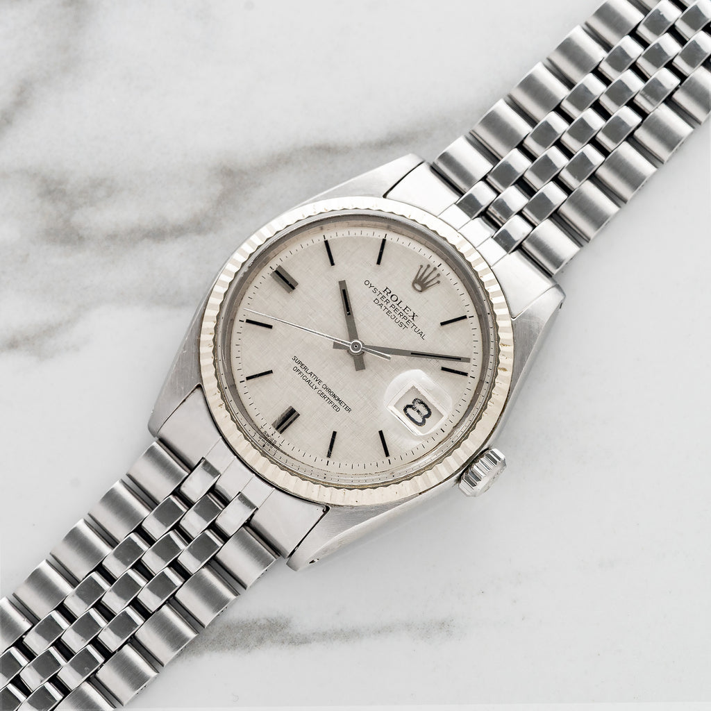 Rolex Datejust 1601 w/"Silver Linen Dial" – Collectors Corner NY